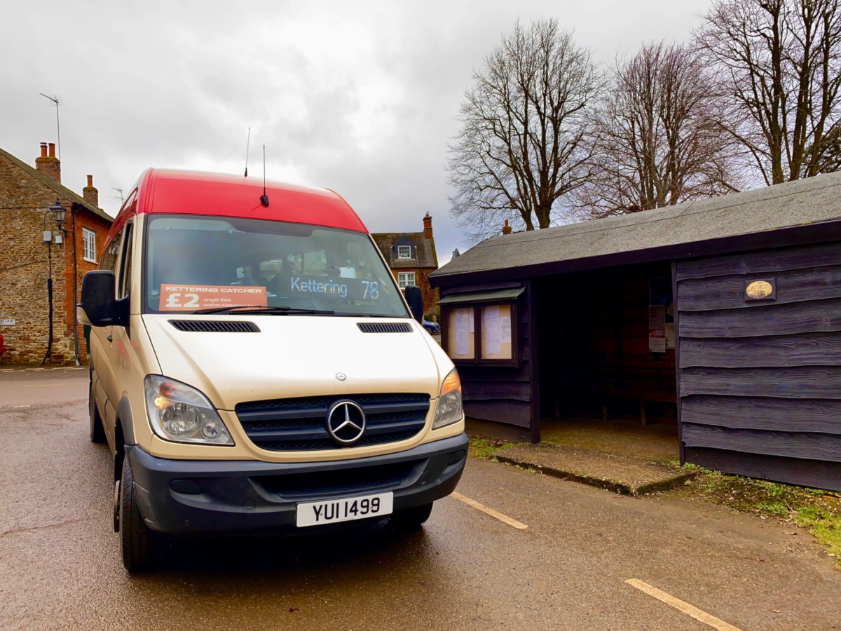 Service 78 | Scaldwell – Kettering (Horse Market) – CommMiniBus